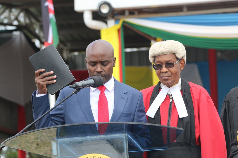 Dr Hillary Barchok has been sworn in as the third governor in Bomet ...
