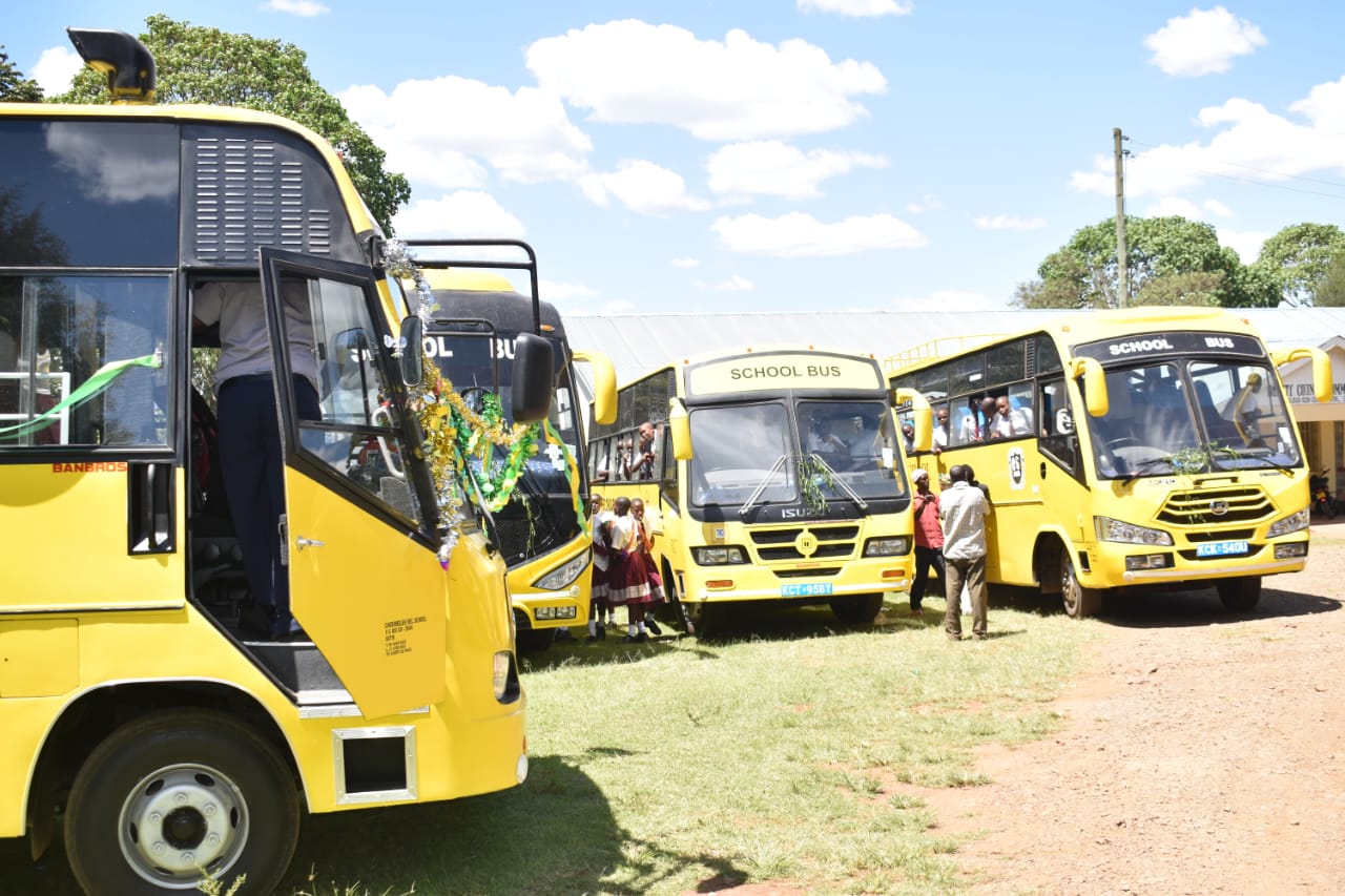 Dedication Of Six School Buses Purchased Through Sotik Constituency CDF ...